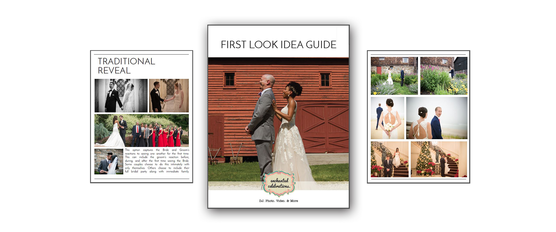 First Look Idea Guide at Enchanted Celebrations - Check it out here!